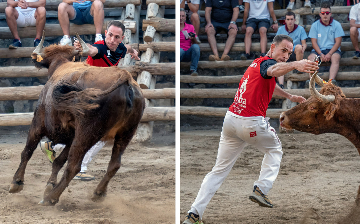 Adrián y Carlos ganan el concurso de anillas